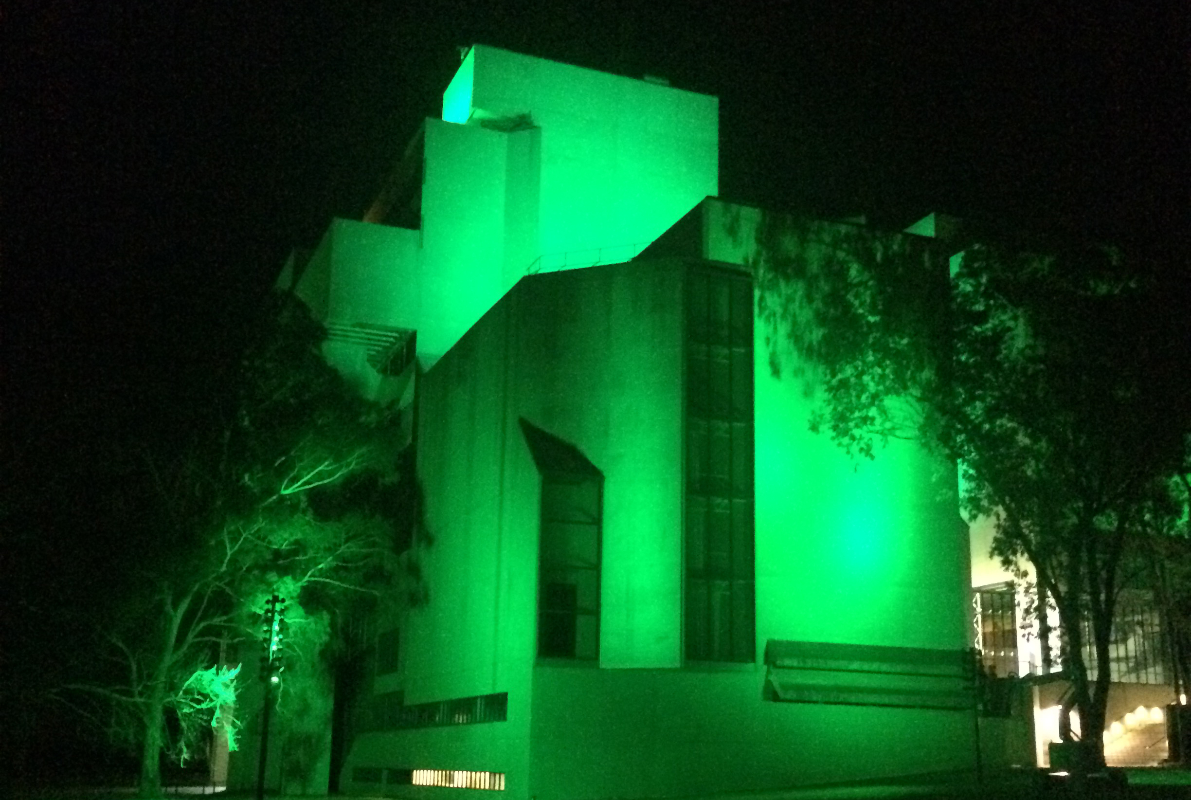 LED RGB feature lighting – High Court of Australia - Affinity Electrical Technologies